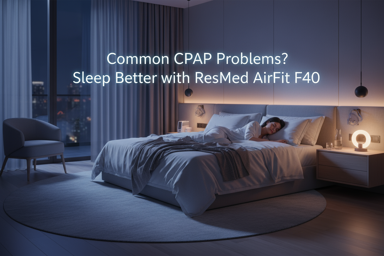 Common CPAP Problems & Solutions | Why ResMed AirFit F40 Mask is a Game ...